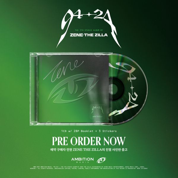 ZENE THE ZILLA - 5th Studio Album [94-24] (Signed Edition) : kpopita