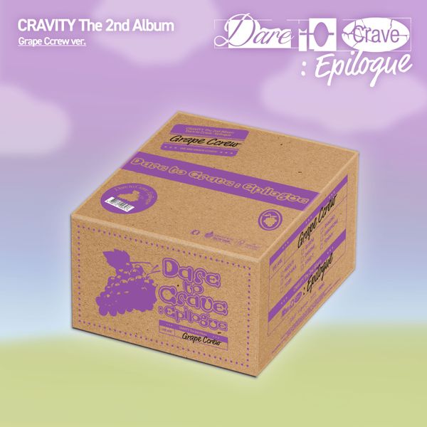 CRAVITY - 2nd Album [Dare to Crave : Epilogue] (Grape Ccrew Ver.) : kpopita